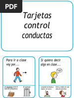 Tarjetas de Conducta Escolar | PDF