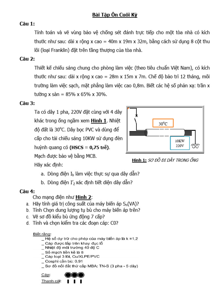 Bài Tập Ôn Cuối Kỳ L18 | PDF