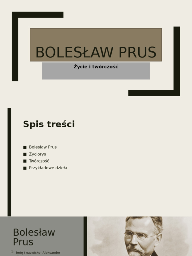 Bolesław Prus 1 | PDF