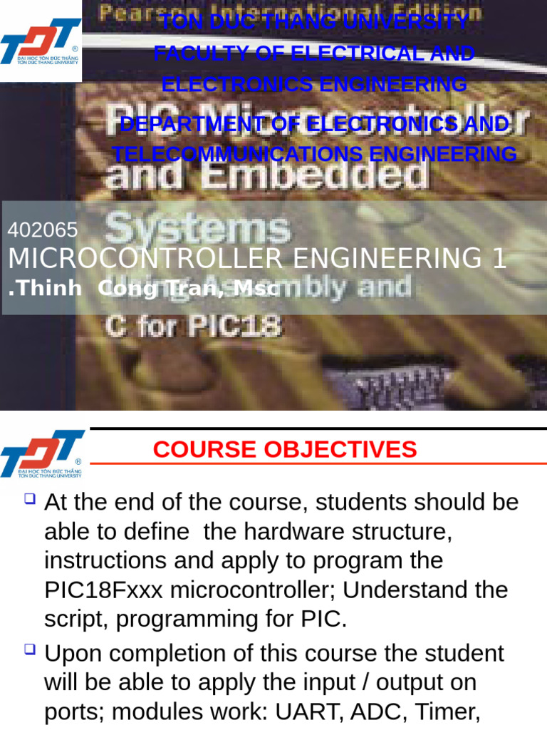 Microcontroller Engineering1 - Chapter 0 | PDF | Microcontroller | Analog To Digital Converter