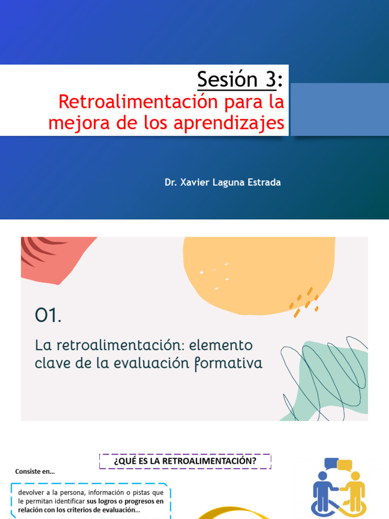 Retroalimentación para La Mejora de Los Aprendizajes | PDF | Evaluación | Contaminación