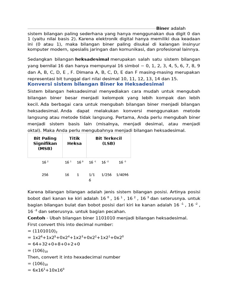 bilangan binner | PDF