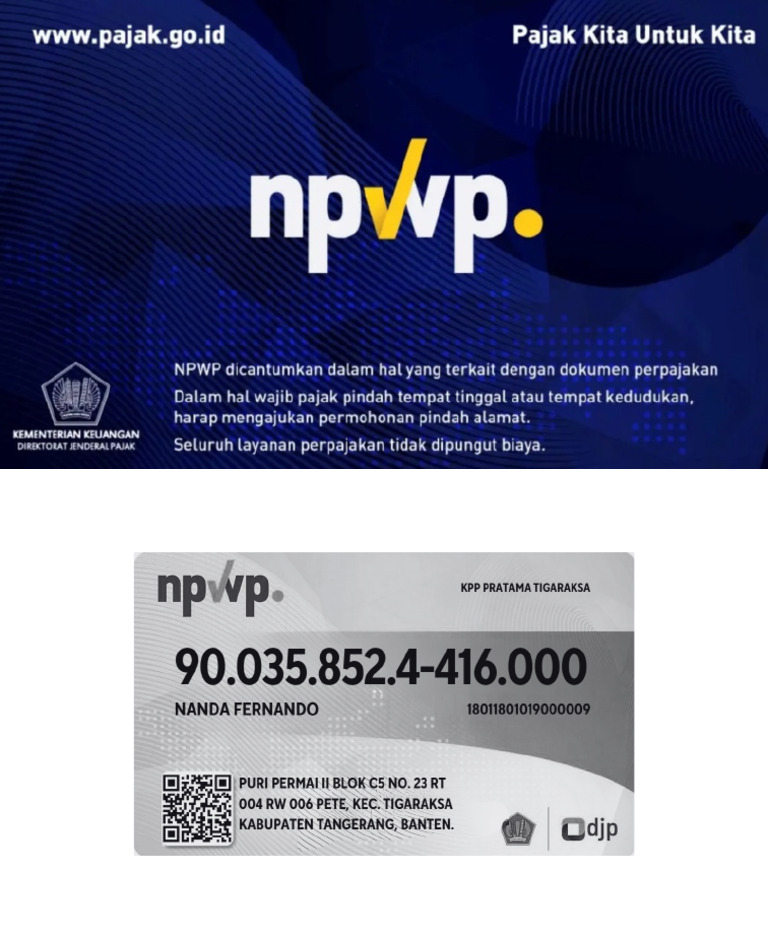 NPWP Elliyeni - 20241014 - 220025 - 0000 | PDF