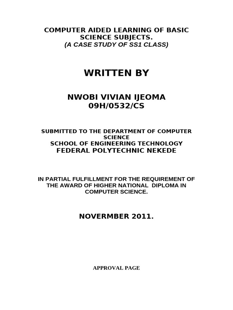 288184-Computer Aided Learning of Basic Science Subjects | PDF | Educational Technology | Science