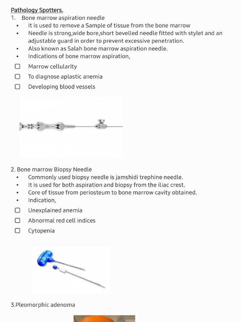 General Pathology Spotters - 241218 - 183252 | PDF