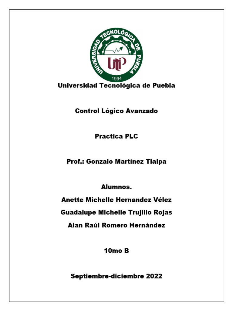 Practica PLC | PDF
