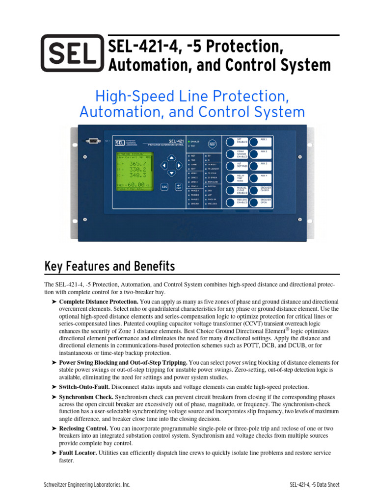 421-4-5 DS 20250214 | PDF | Relay | Computing