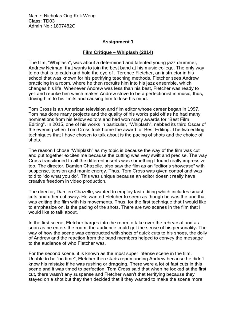 Video Editing_Assignment 1 | PDF