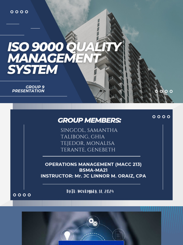 Lesson 10 ISO 9000 Quality Management System | PDF | Quality Management System | Quality Management