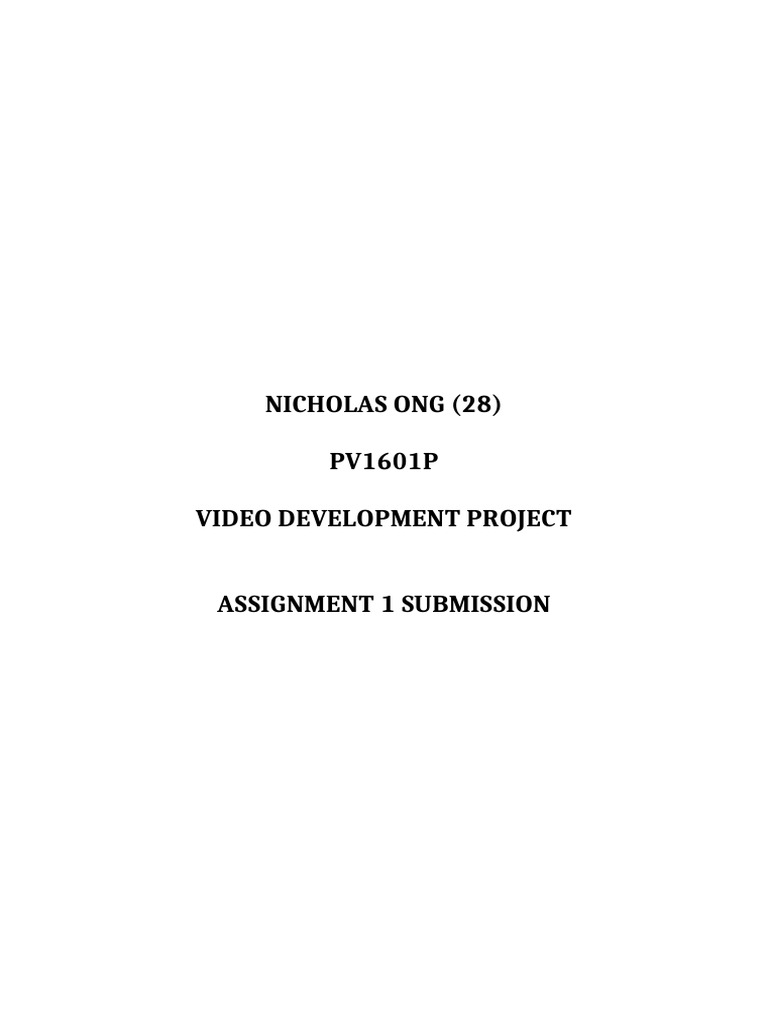 28 - PV1601P - Nicholas - VDP Assignment 1 | PDF | Shadow | Sweater