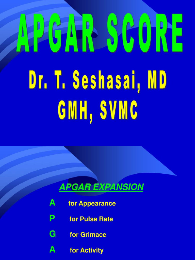 Apgar Score | PDF