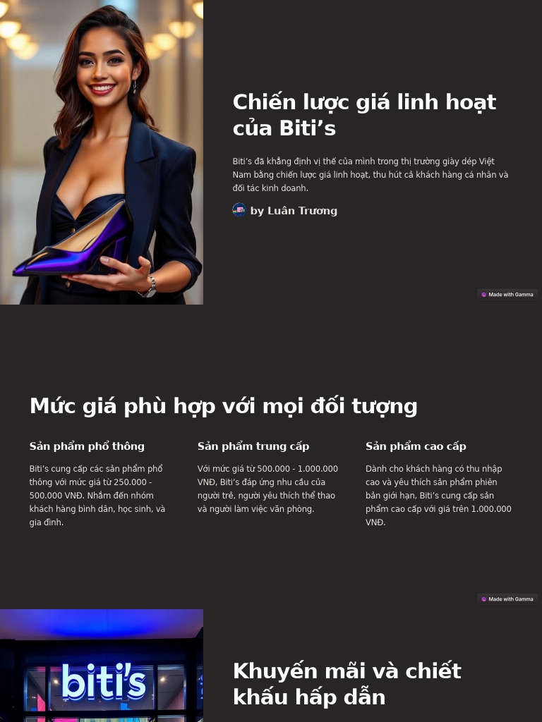 Chien Luoc Gia Linh Hoat Cua Bitis | PDF
