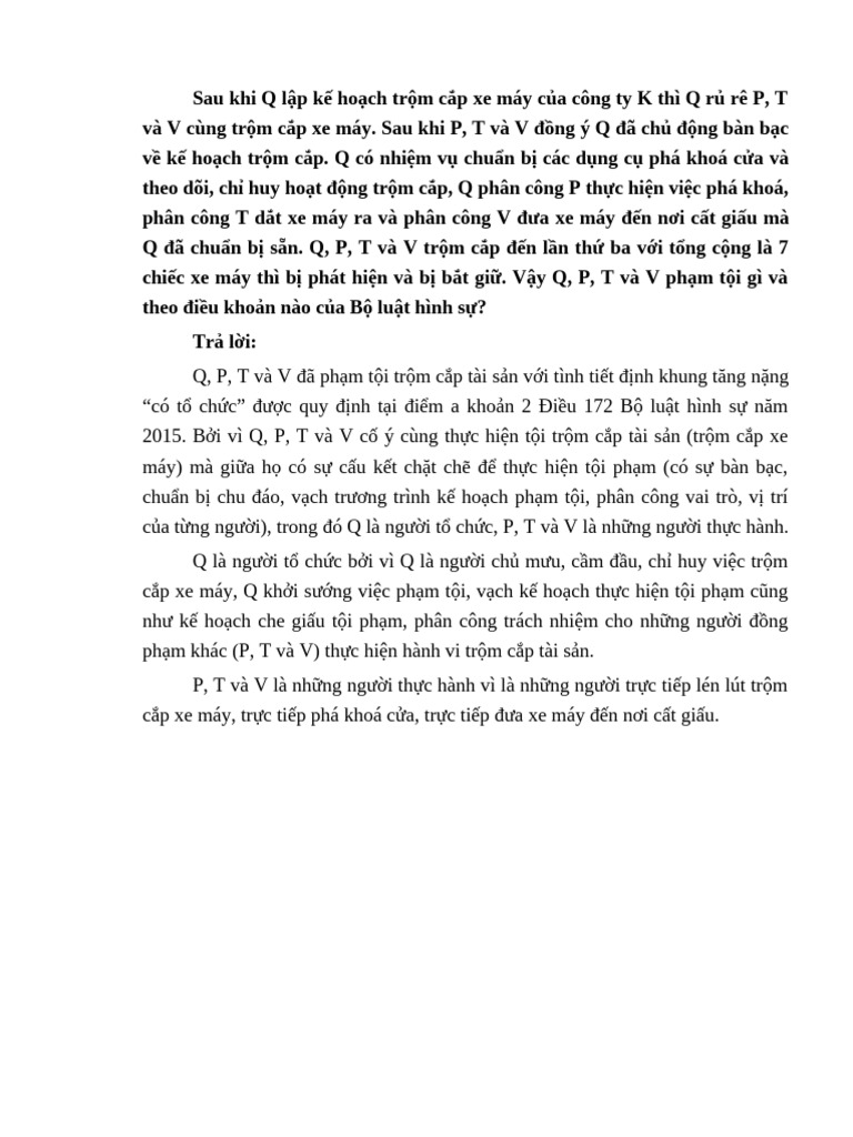 Trom Cap Tai San | PDF