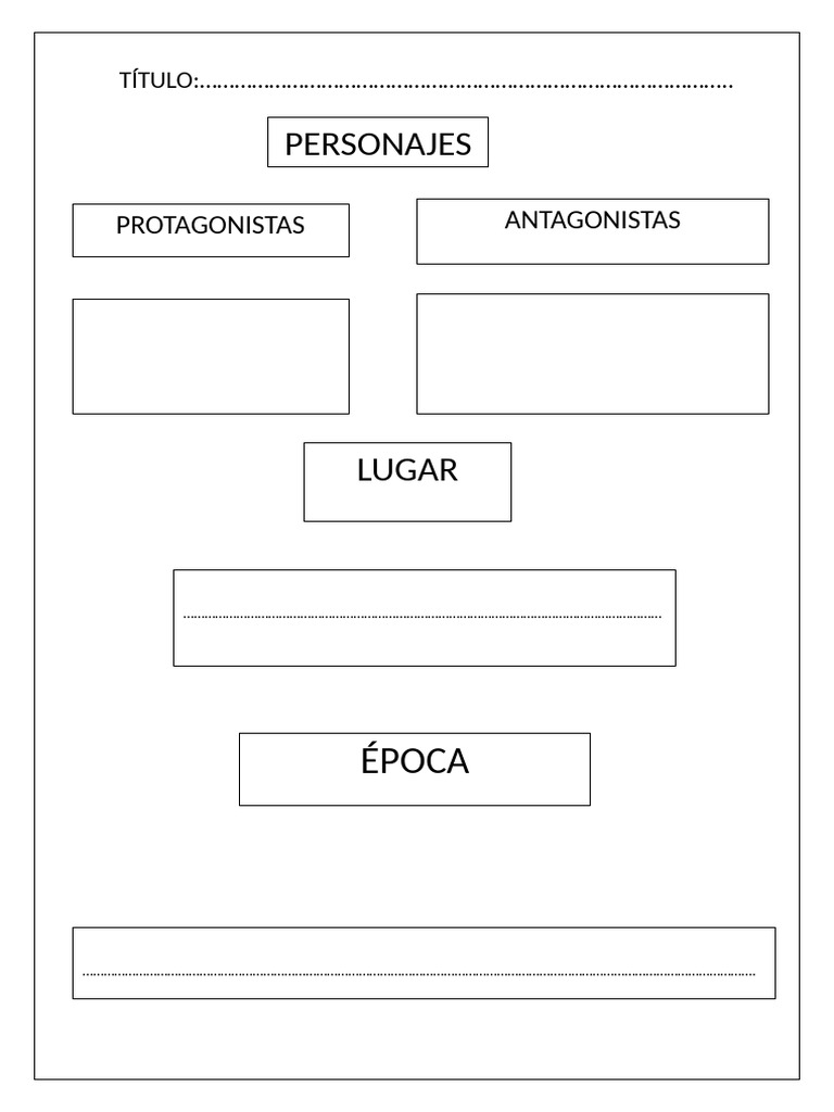 Plan de Cuento | PDF