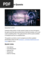 Flyff Universe Quests - Quests | PDF