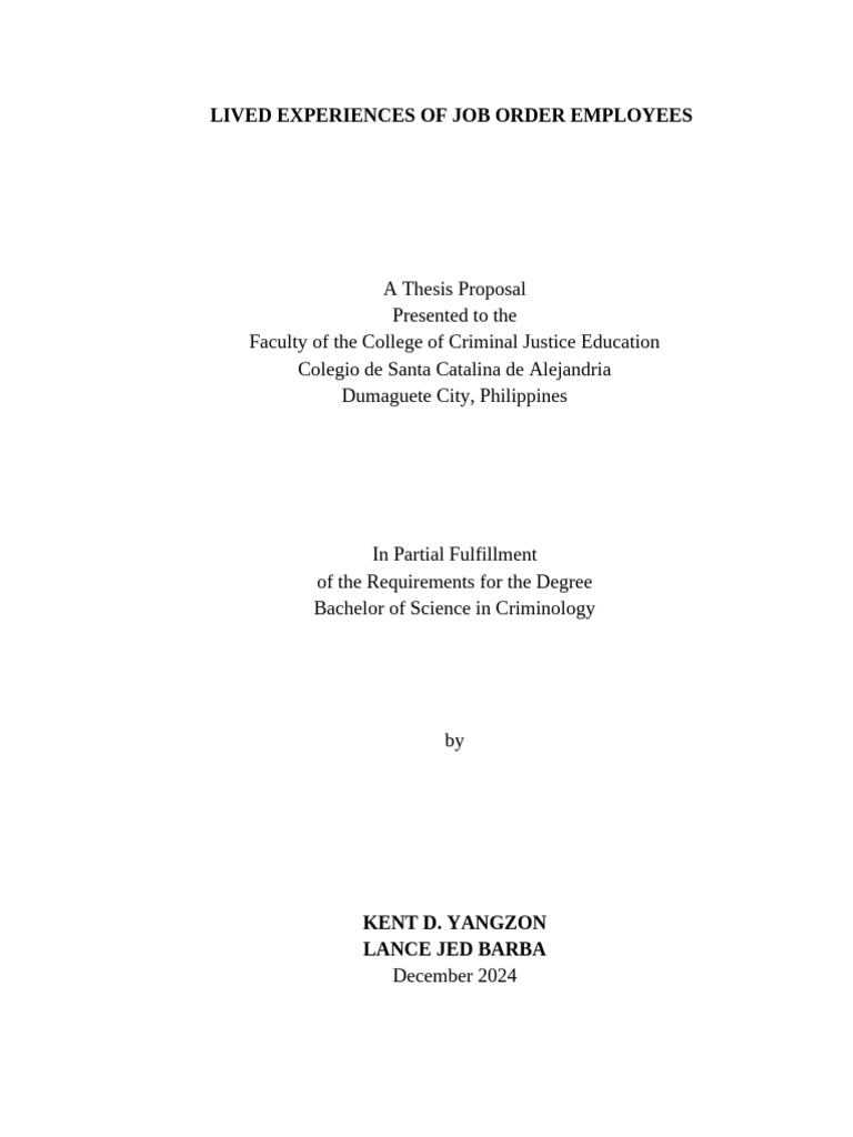 Title Page, Acknowledgement, and Table of Contents | PDF | Thesis