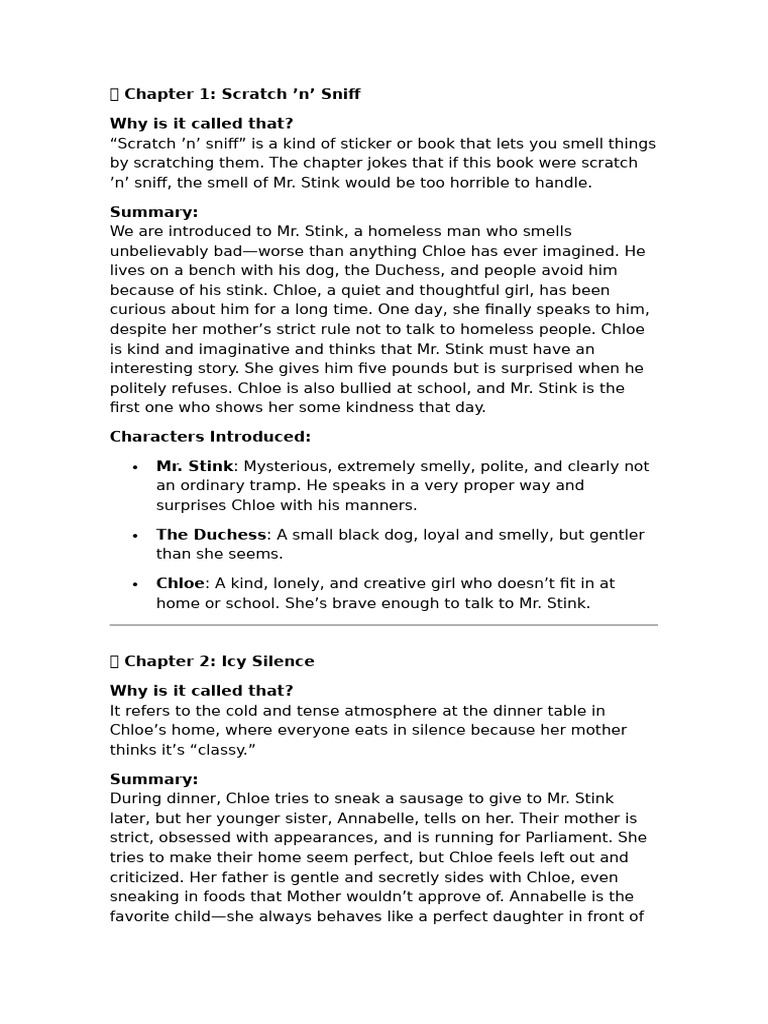 MR Stink 1 | PDF