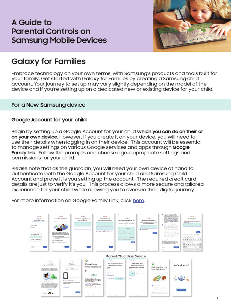 A Guide To Parental Controls On Samsung Mobile Devices-Sep 2024 | PDF ...