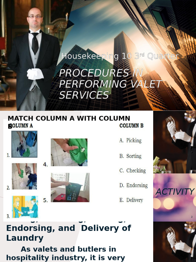 Housekeeping Q3 Module 3 and 4 | PDF | Housekeeping | Laundry