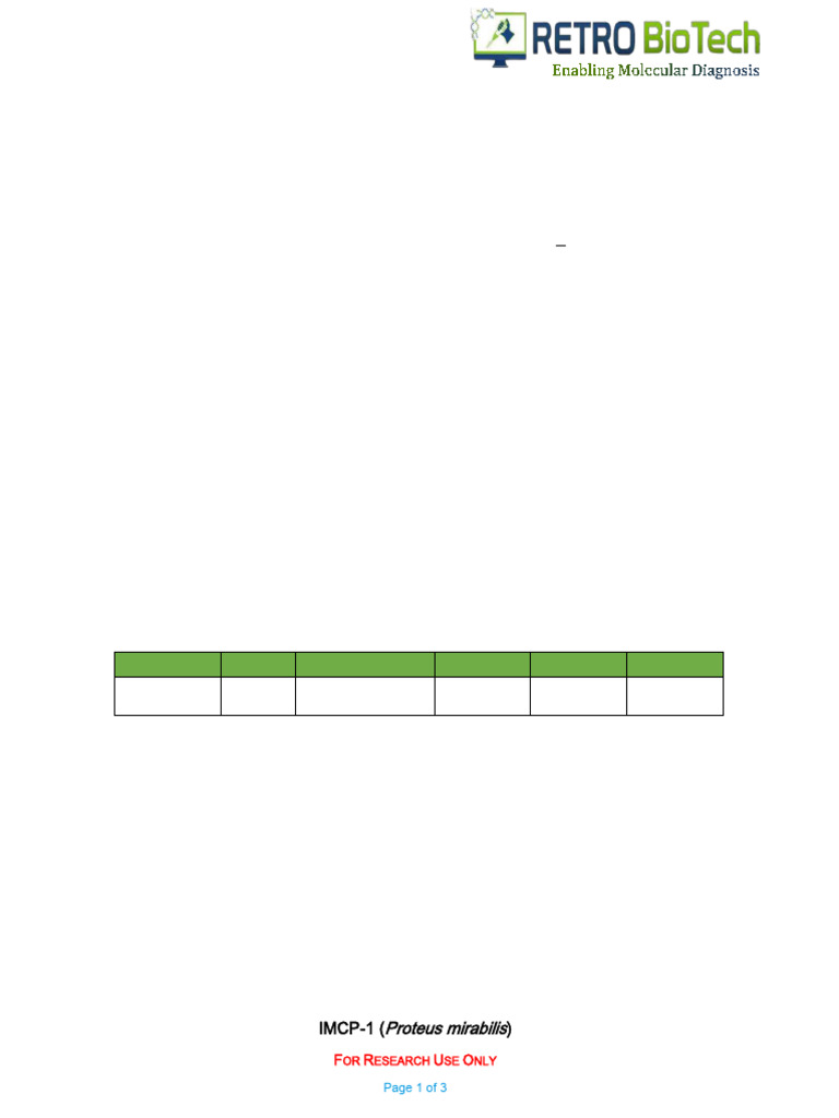 IMCP-2 Klebsiella pneumoniae-IFU | PDF | Assay | Polymerase Chain Reaction