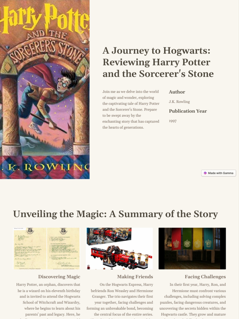 A Journey To Hogwarts Reviewing Harry Potter and The Sorcerers Stone ...