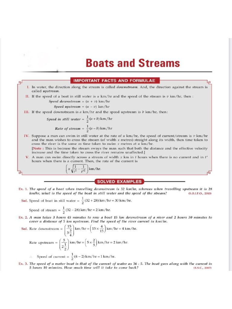 Boats and Streams | PDF