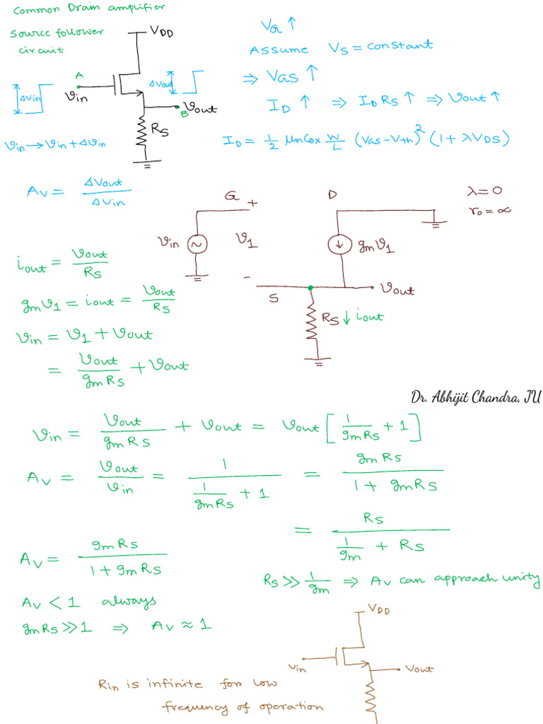 Common Drain Stage | PDF