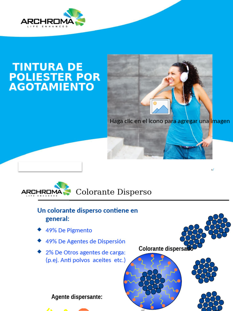 Colorantes Dispersos para Poliéster | PDF | Procesos industriales | Gases
