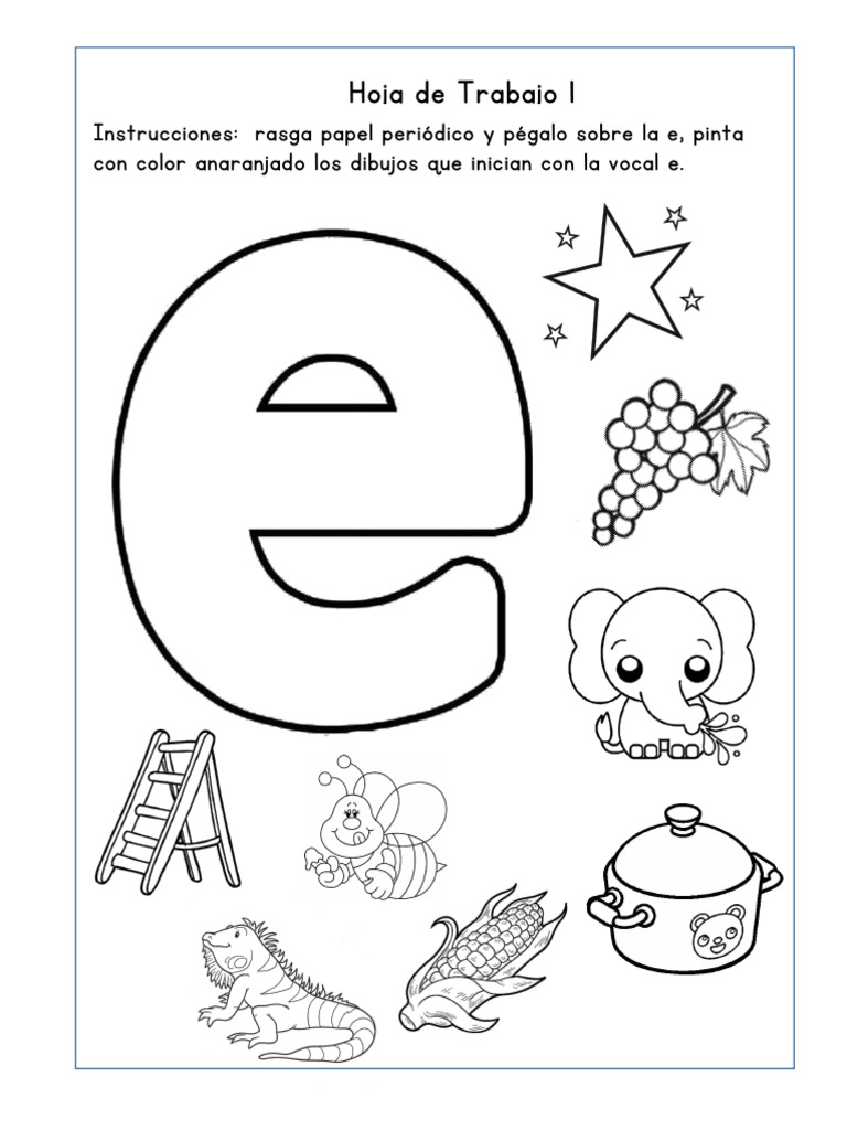 Vocal e - Tarea | PDF