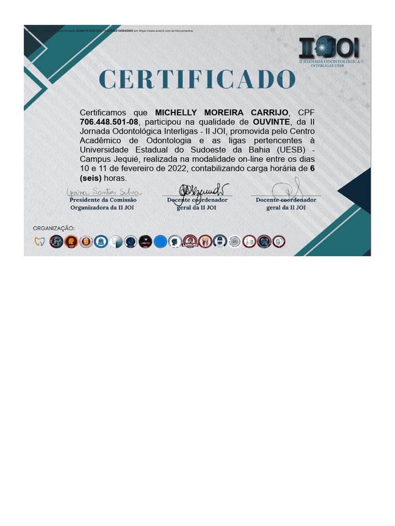Certificado 1 | PDF