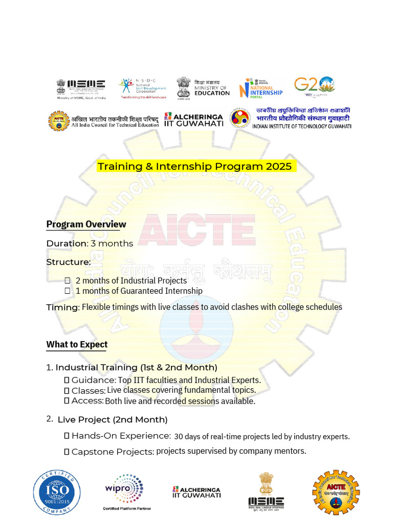AICTE Brochure | PDF