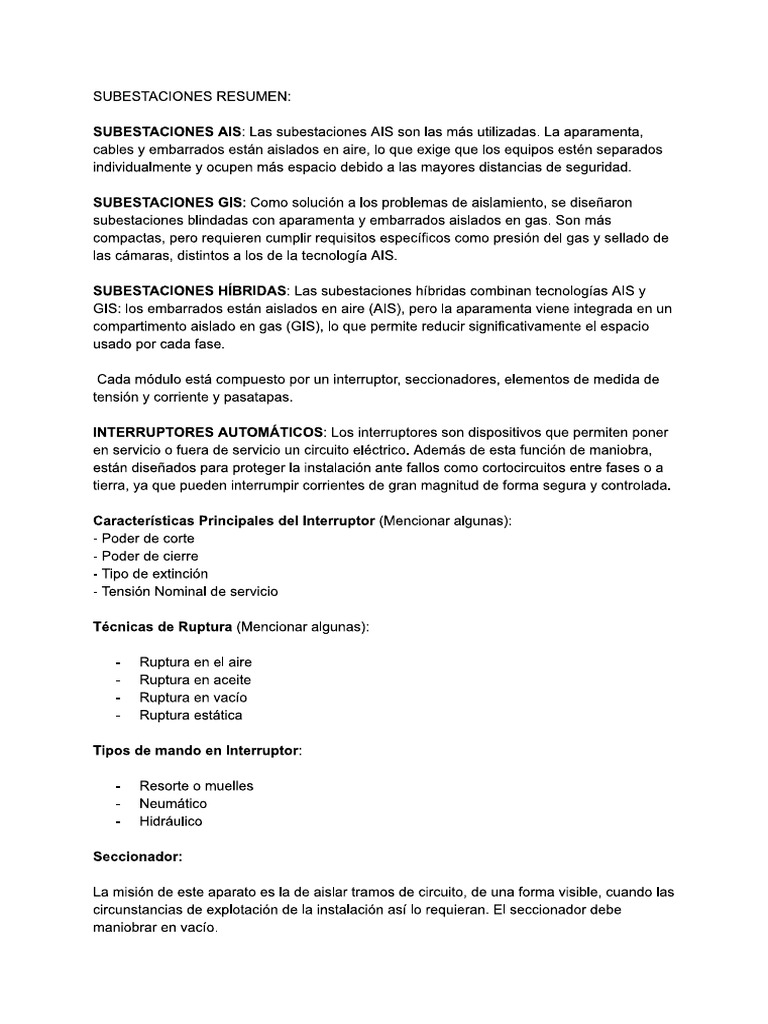 Isma Subestaciones | PDF