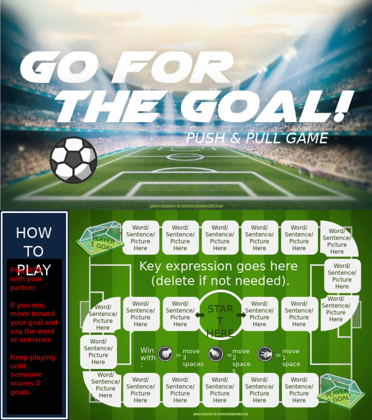 Go For The Goal! Instructions | PDF