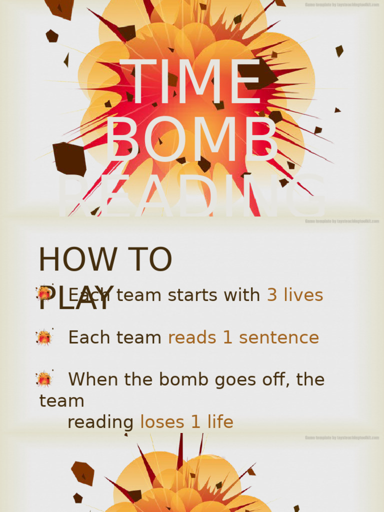 Time Bomb Reading | PDF