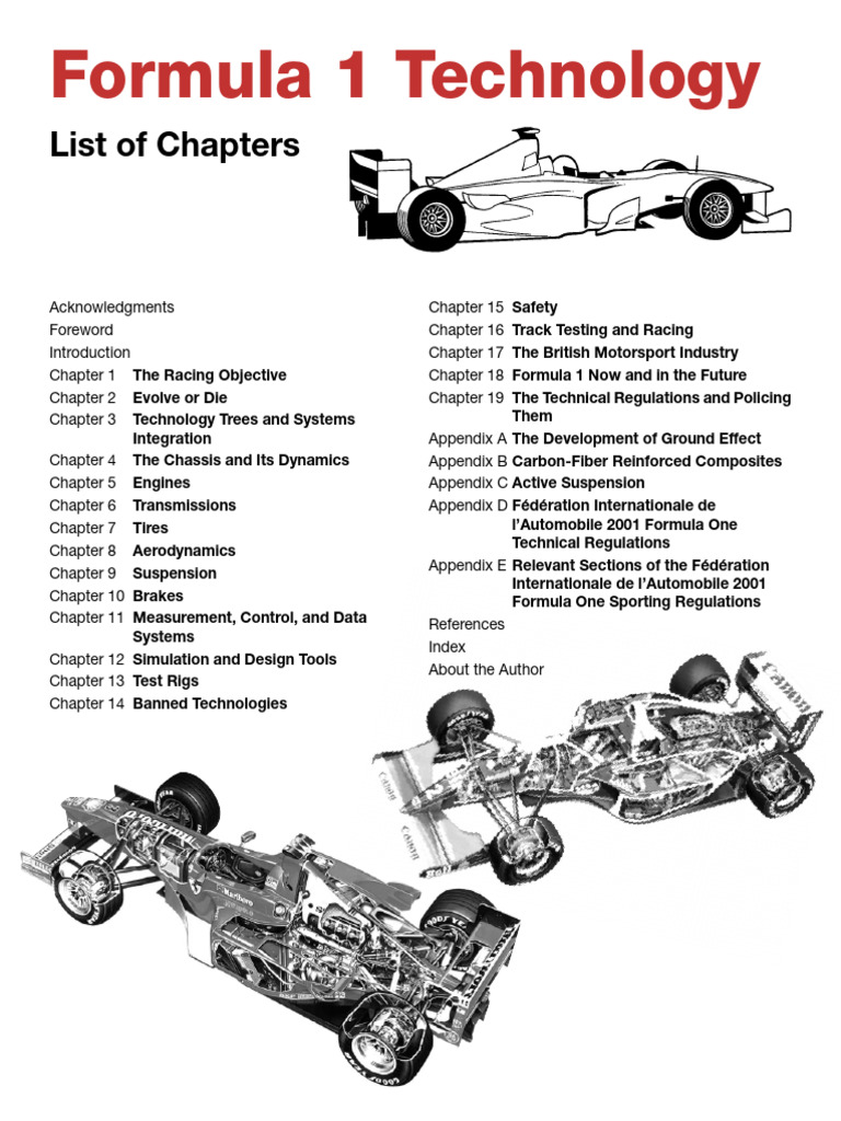 Formula 1 Technology Overview | PDF
