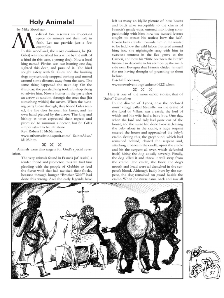 Eng (Ars Magica) Holy Animals | PDF | Faith | Miracle