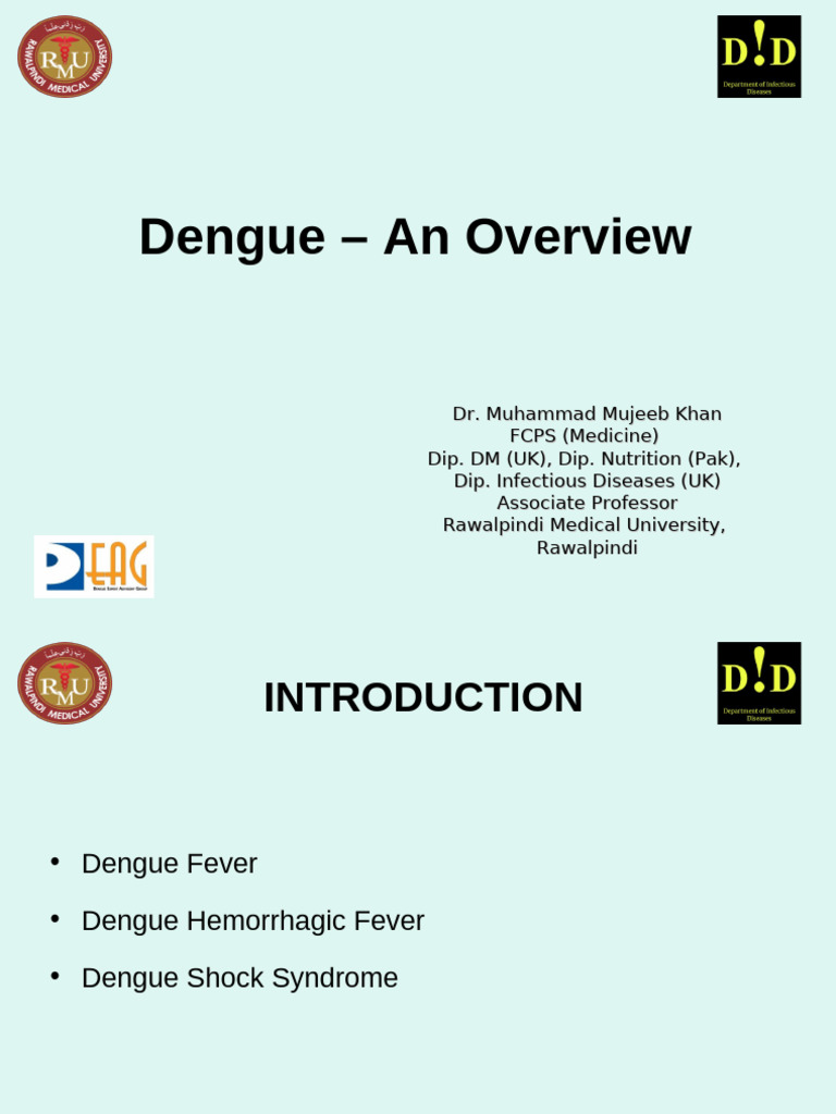 Dengue Presentation (1) (1) | PDF | Virus | Diseases And Disorders