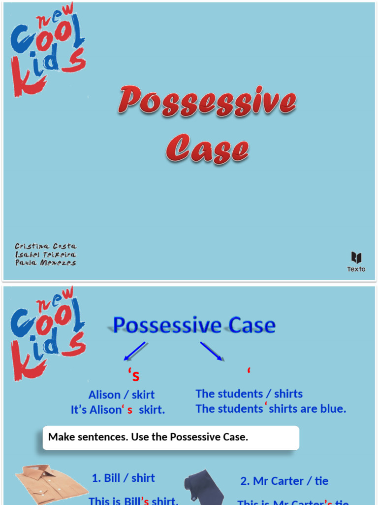 Possessive Case | PDF