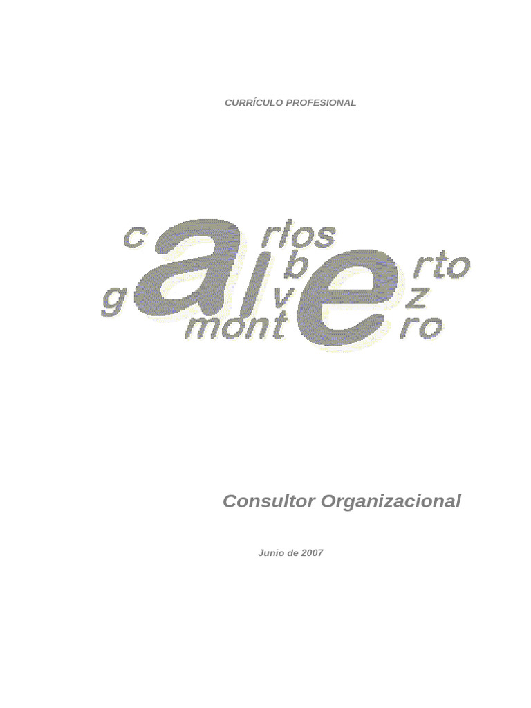 S3 CV modelo 4 | PDF | Lima | Gestión de recursos humanos