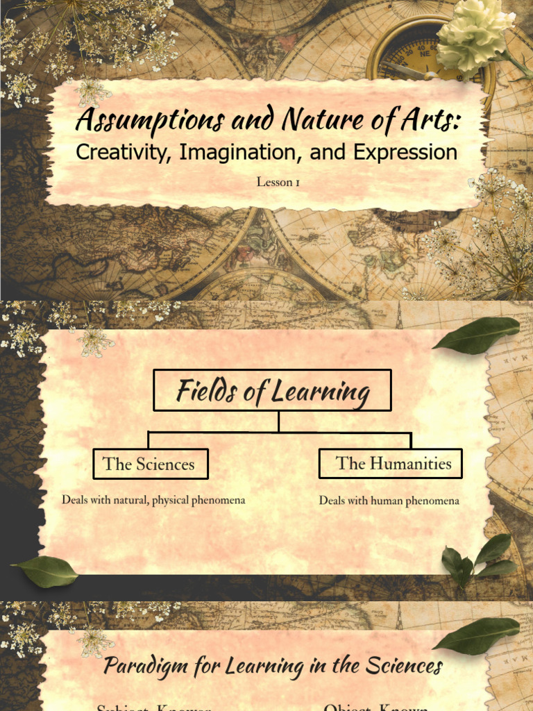 Art Appreciation Lesson 1 and 2 | PDF | The Arts | Experience