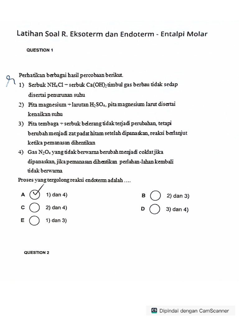 Latsol Termokimia 1 | PDF