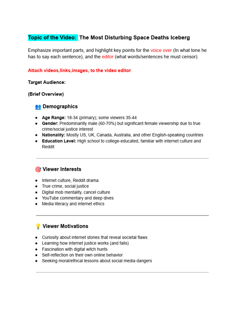 Disturbing Space Deaths Iceberg Analysis | PDF | Astronauts | Spaceflight