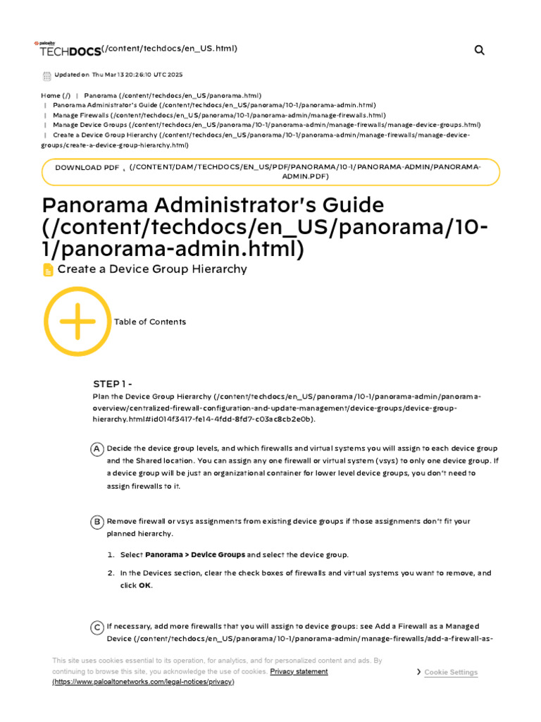 Create A Device Group Hierarchy | PDF | Http Cookie | Software Engineering