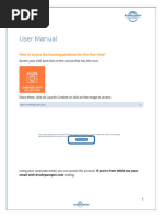 MyLearning LEARNER S Quick Guide | PDF | Login | User (Computing)