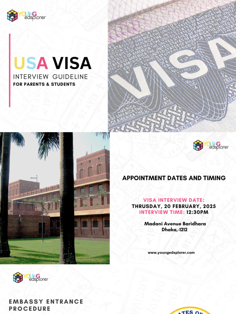 USA Visa Interview Guide for Students | PDF | Meal | Lunch