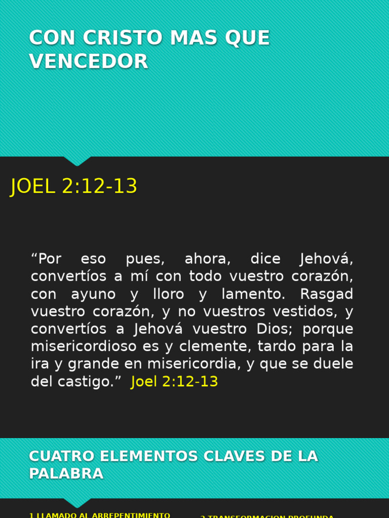 Con Cristo Mas Que Vencedor | PDF