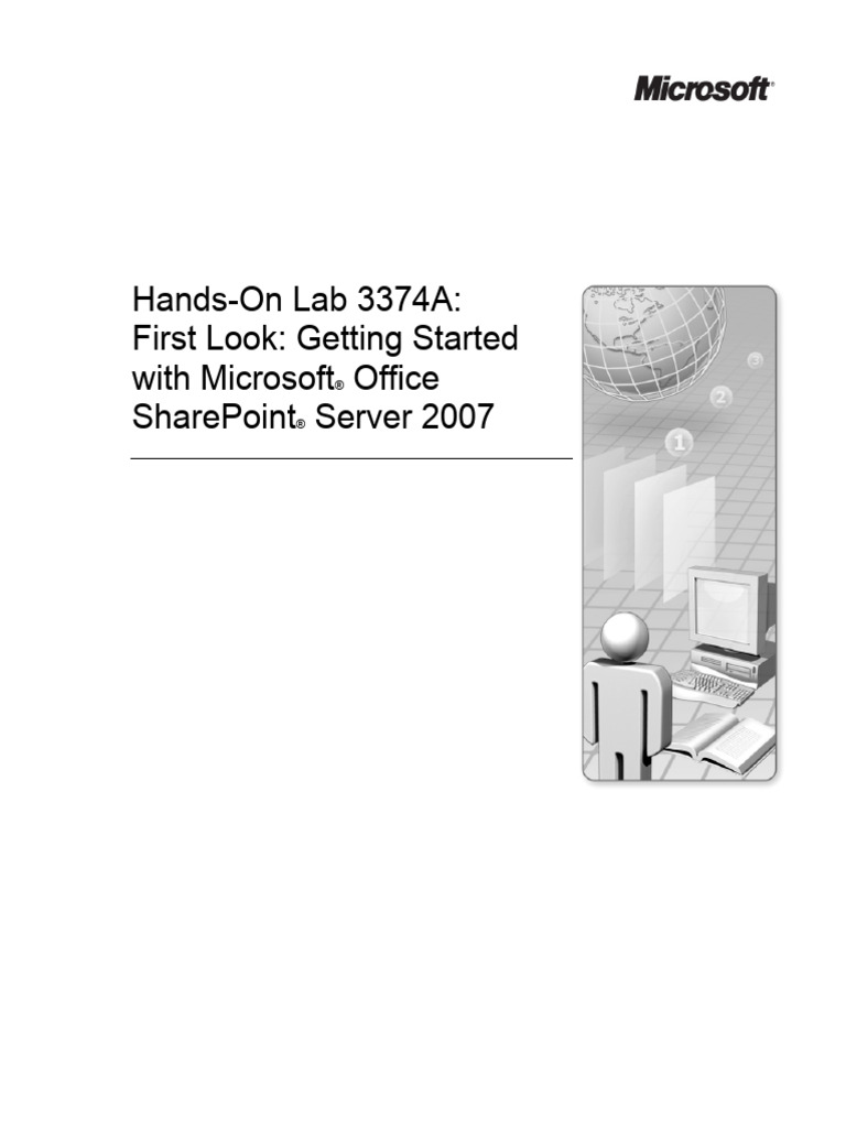 (MOC) Hands-On Lab 3374A - First Look Getting Started with Microsoft Office SharePoint Server ...