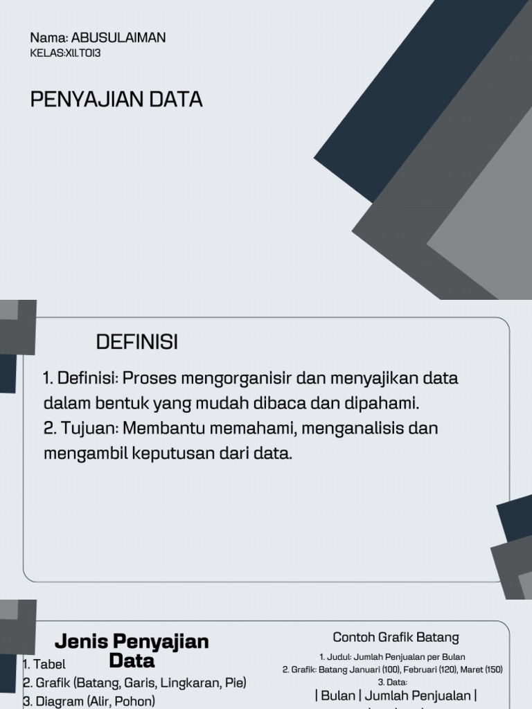 Penyajian Data | PDF