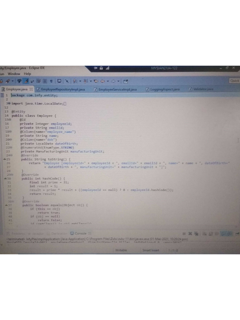 Spring Orm Exercise | PDF