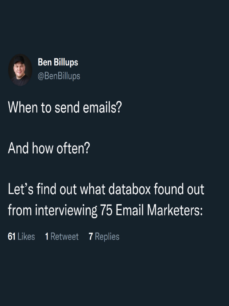 When To Send Emails and How Often | PDF